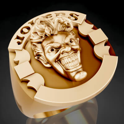 Joker Ring Luxury - 3D Model by ZaraHM