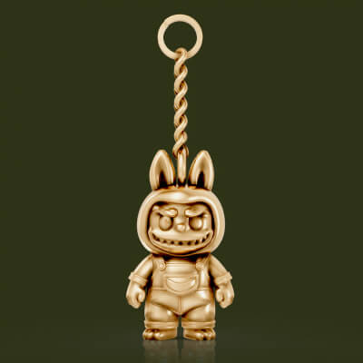 Labubu Key Holder - 3D Model by ZaraHM