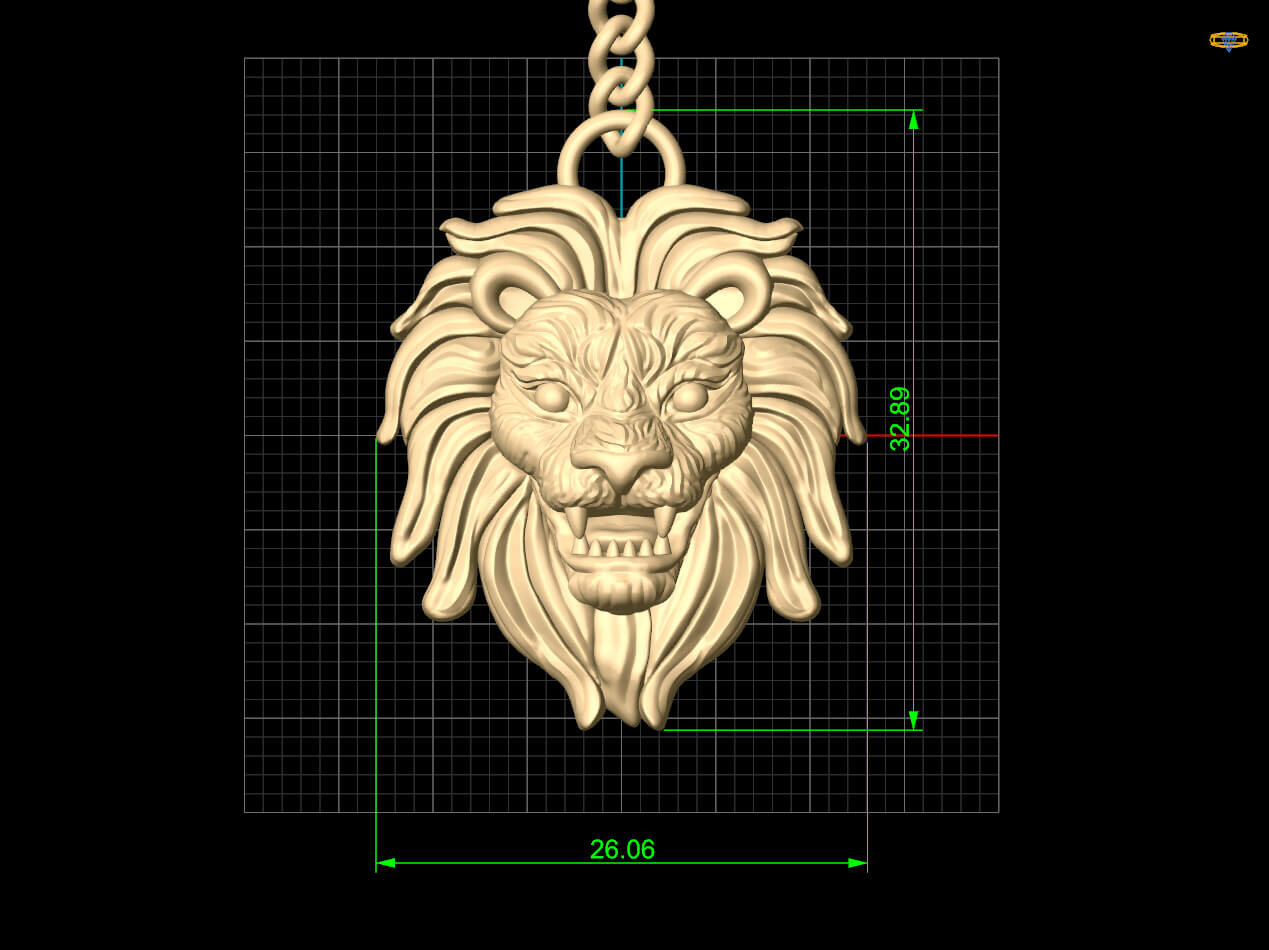 Lion Key Holder - 3D Model by ZaraHM