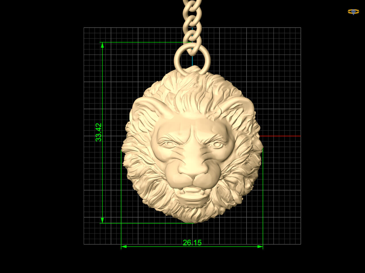 Lion Key Holder - 3D Model by ZaraHM