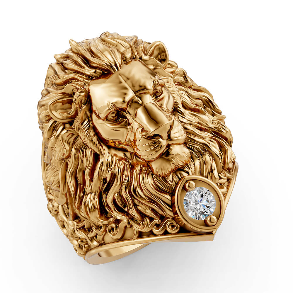 Lion Man Ring - 3D Model by ZaraHM