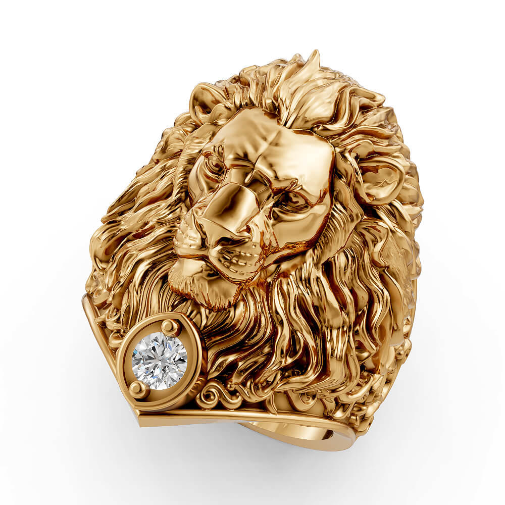 Lion Man Ring - 3D Model by ZaraHM