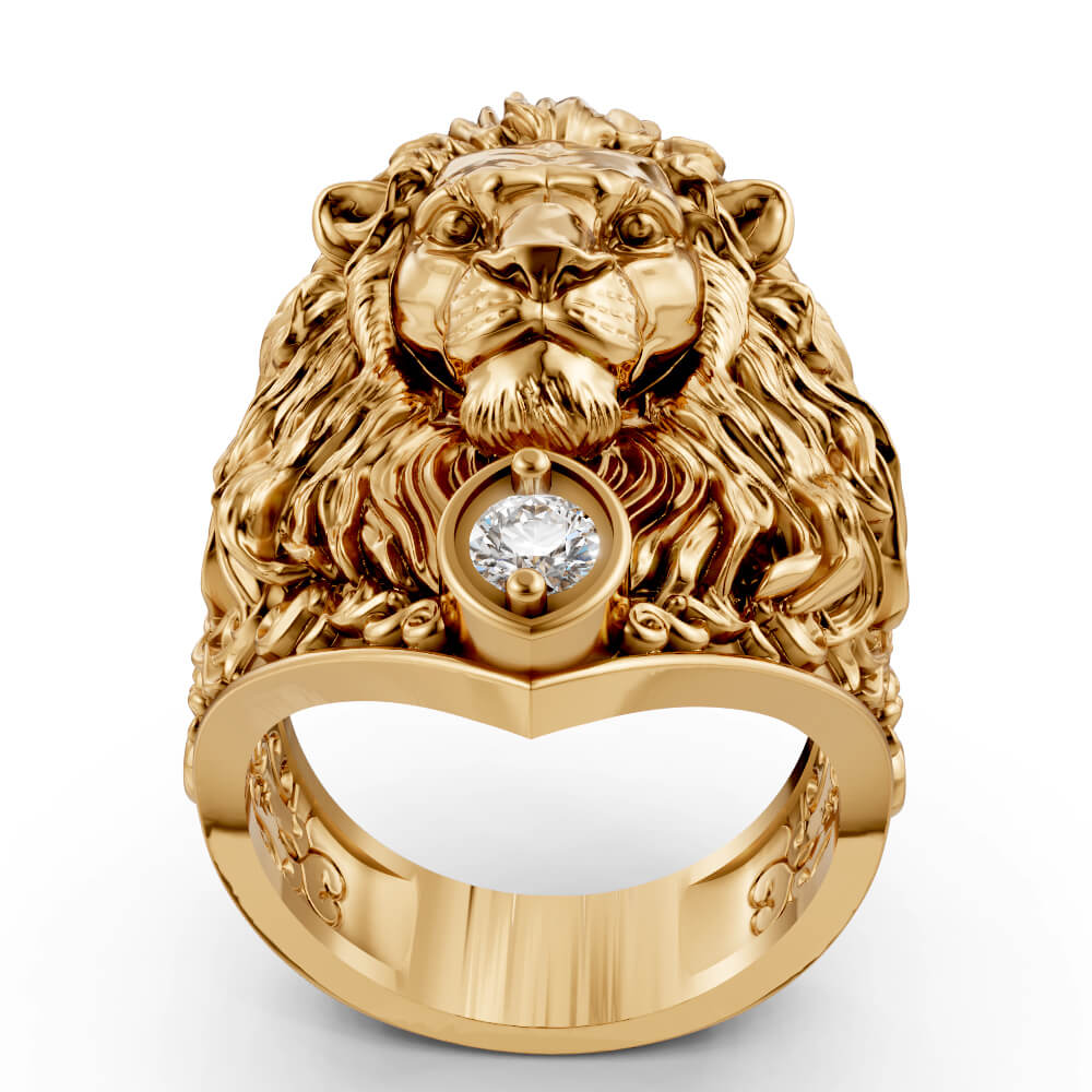 Lion Man Ring - 3D Model by ZaraHM