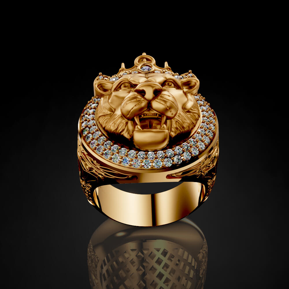 Lion Man Ring - 3D Model by ZaraHM