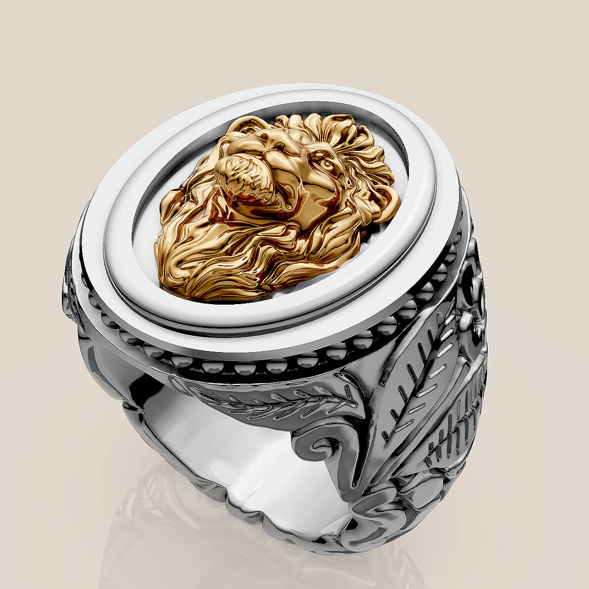 Lion Man Ring - 3D Model by ZaraHM
