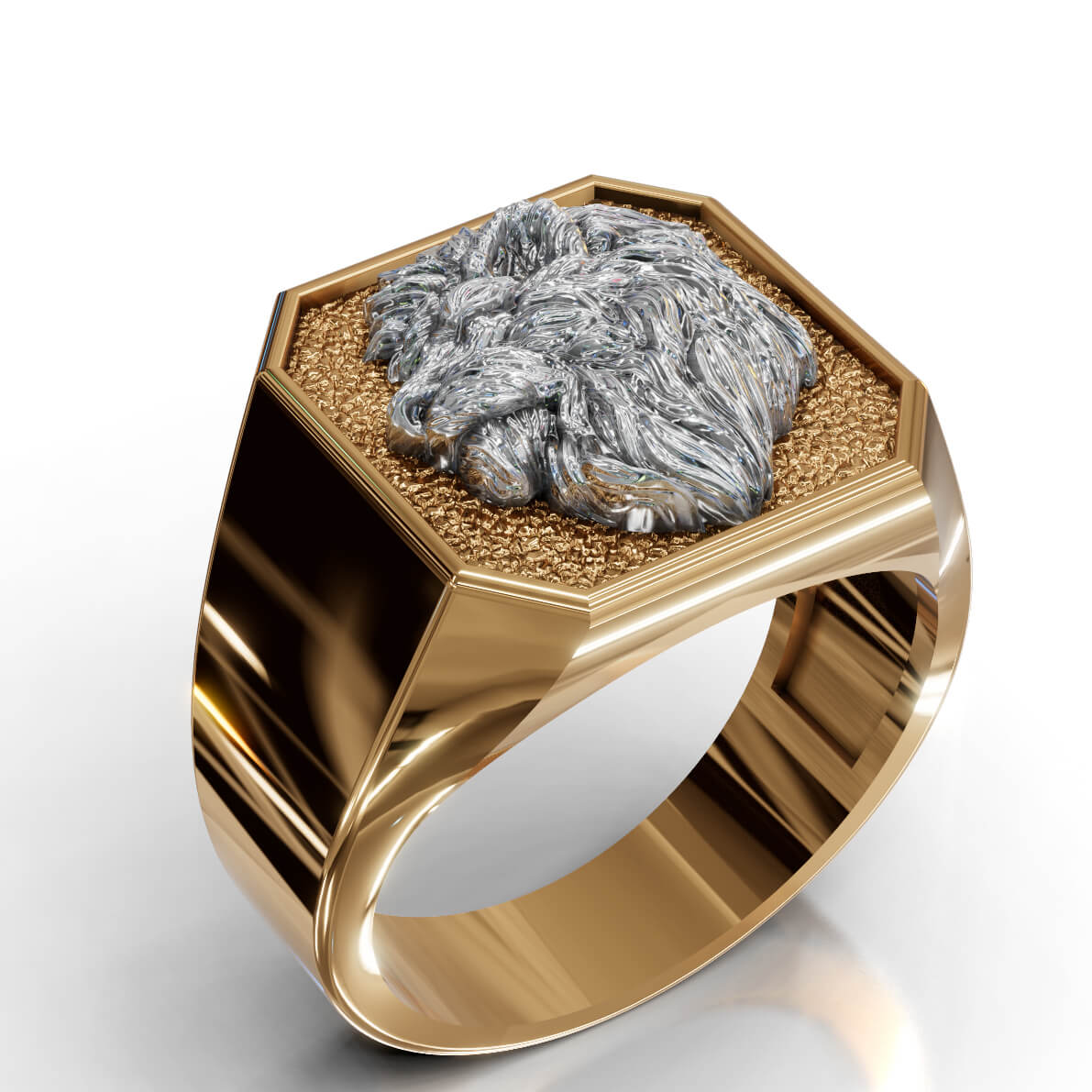 Lion Man Ring - 3D Model by ZaraHM
