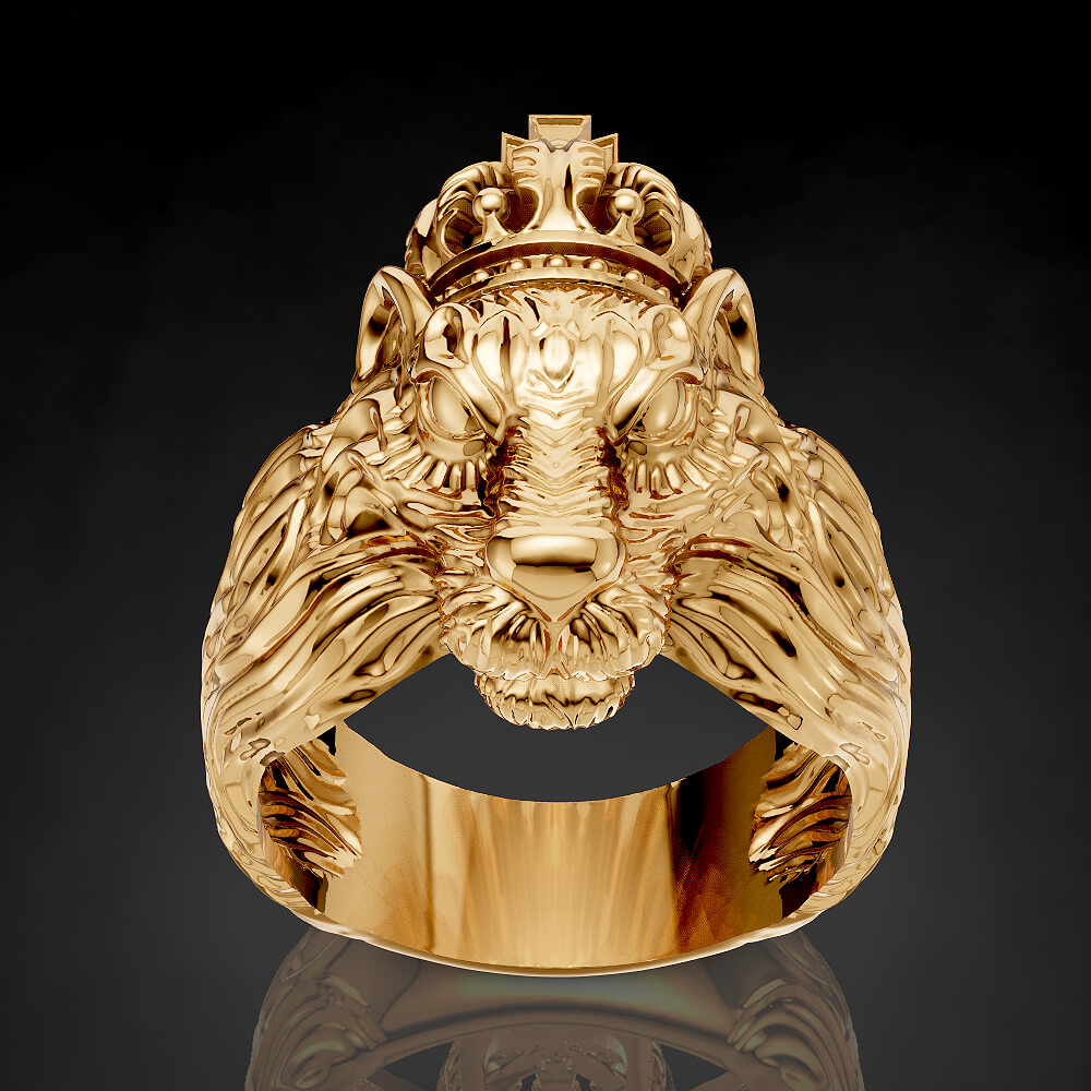 Lion Man Ring - 3D Model by ZaraHM