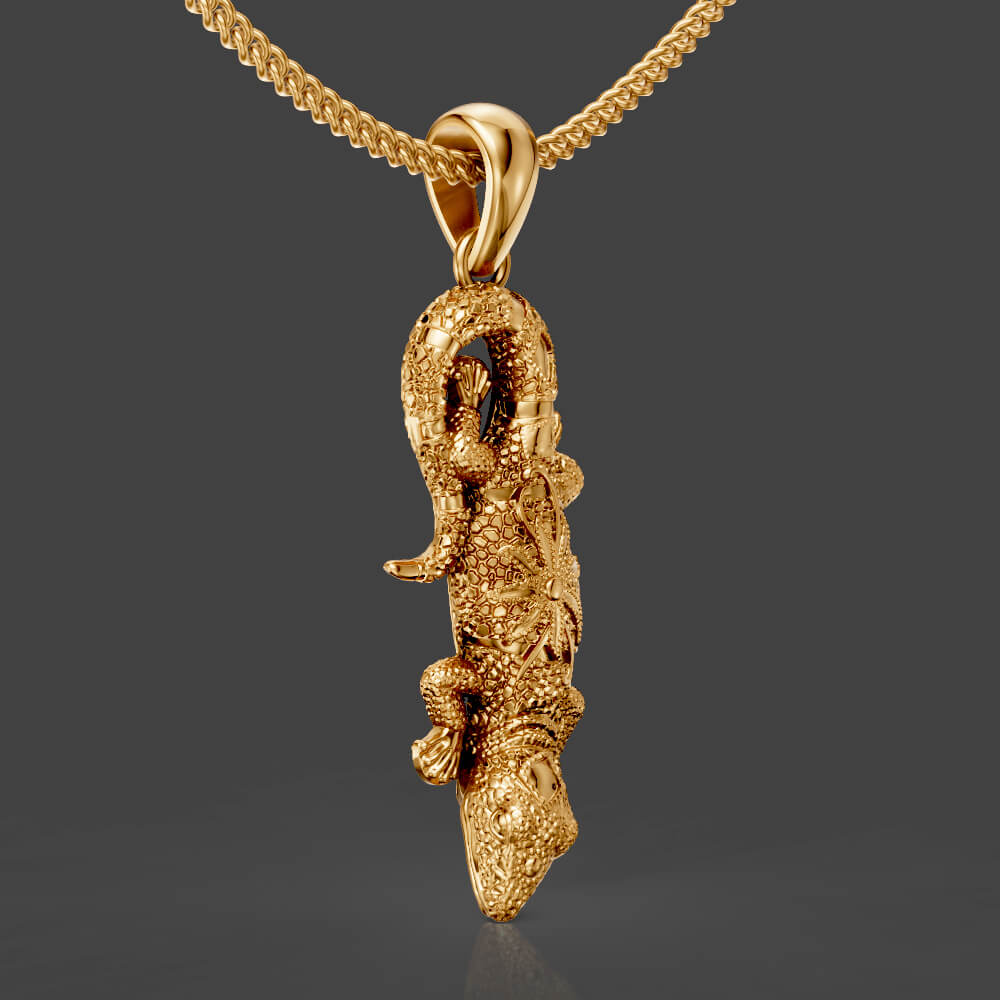 Lizard Pendant - 3D Model by ZaraHM