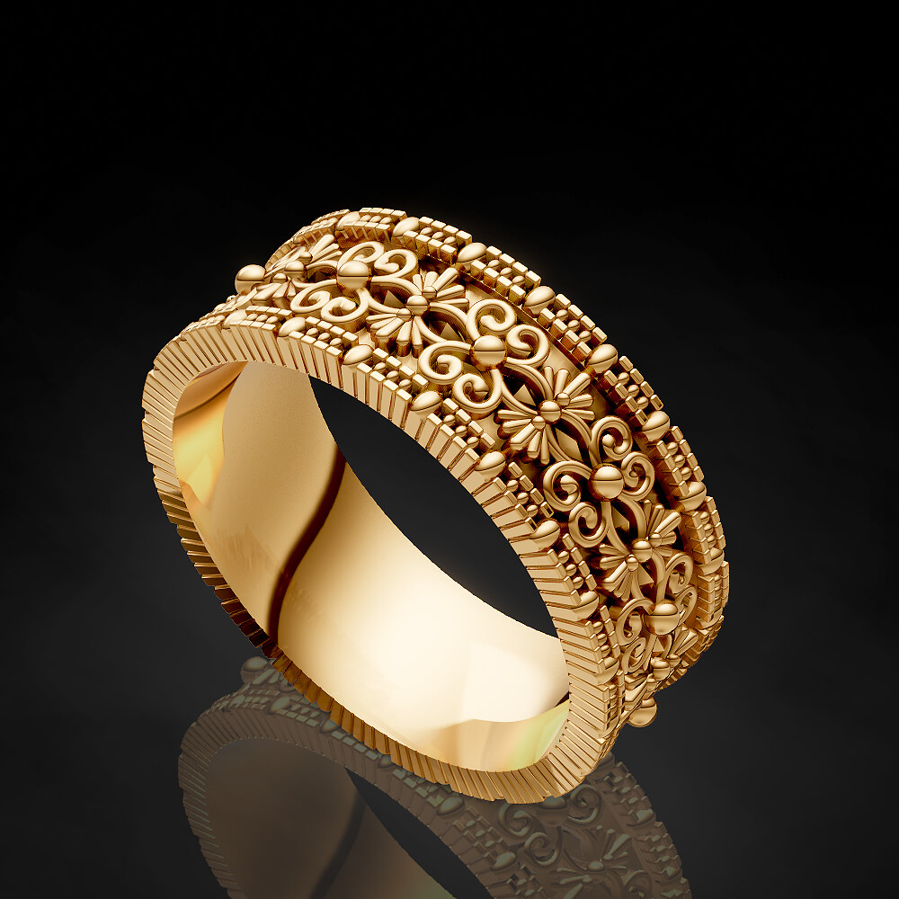 Lux Carving Ring - 3D Model by ZaraHM