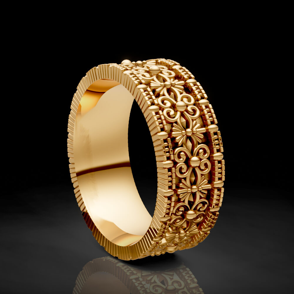 Lux Carving Ring - 3D Model by ZaraHM