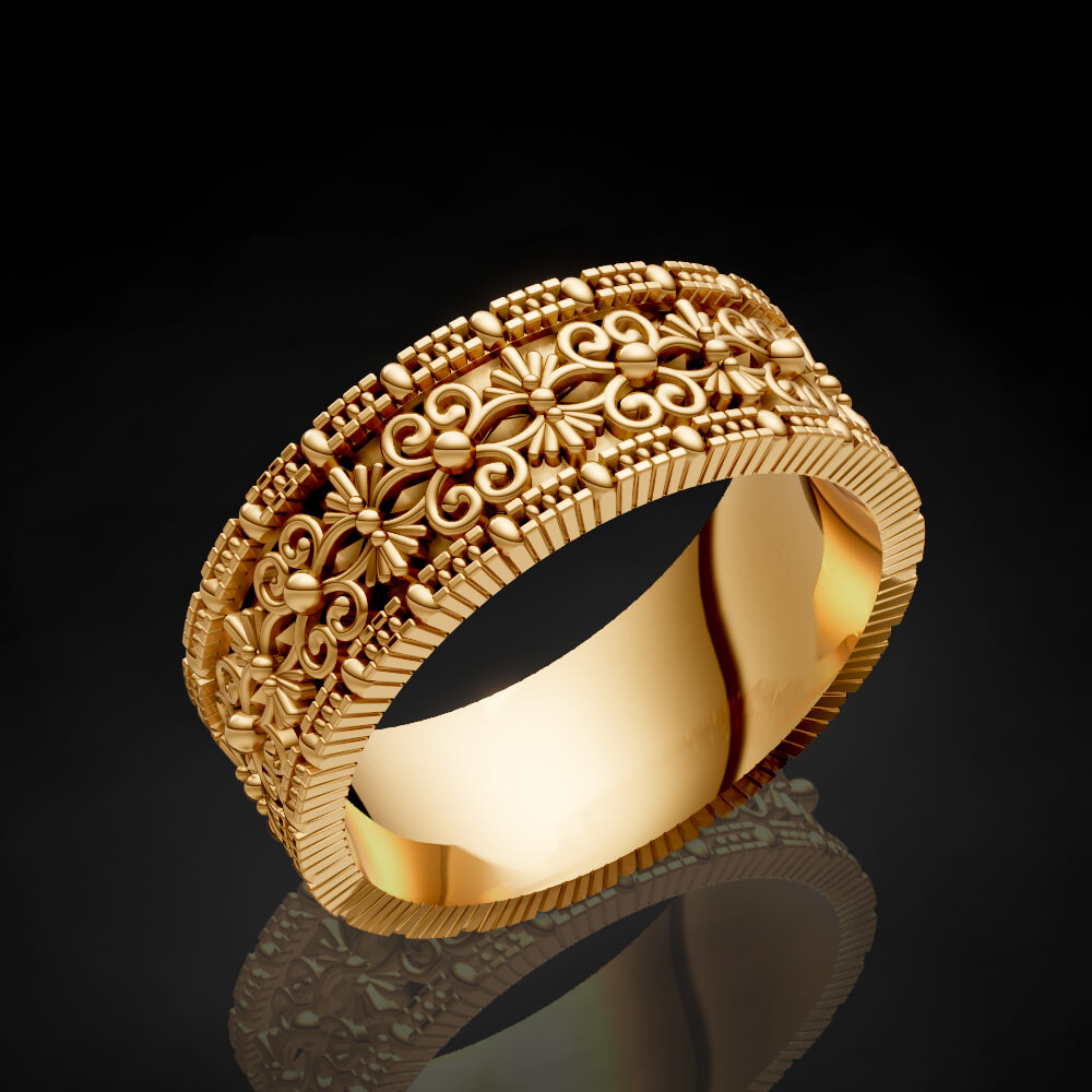 Lux Carving Ring - 3D Model by ZaraHM