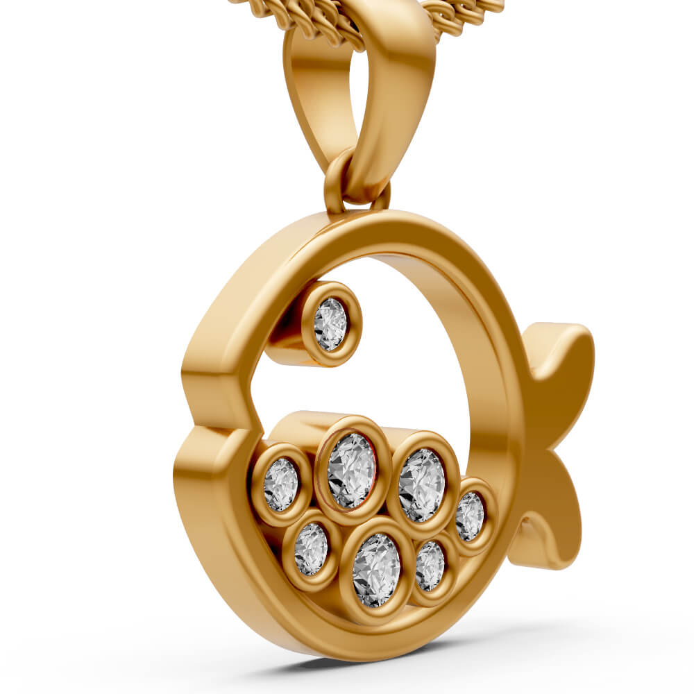 Lux Fish Pendant - 3D Model by ZaraHM