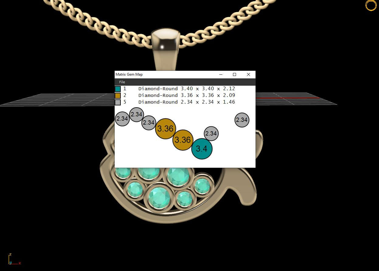 Lux Fish Pendant - 3D Model by ZaraHM