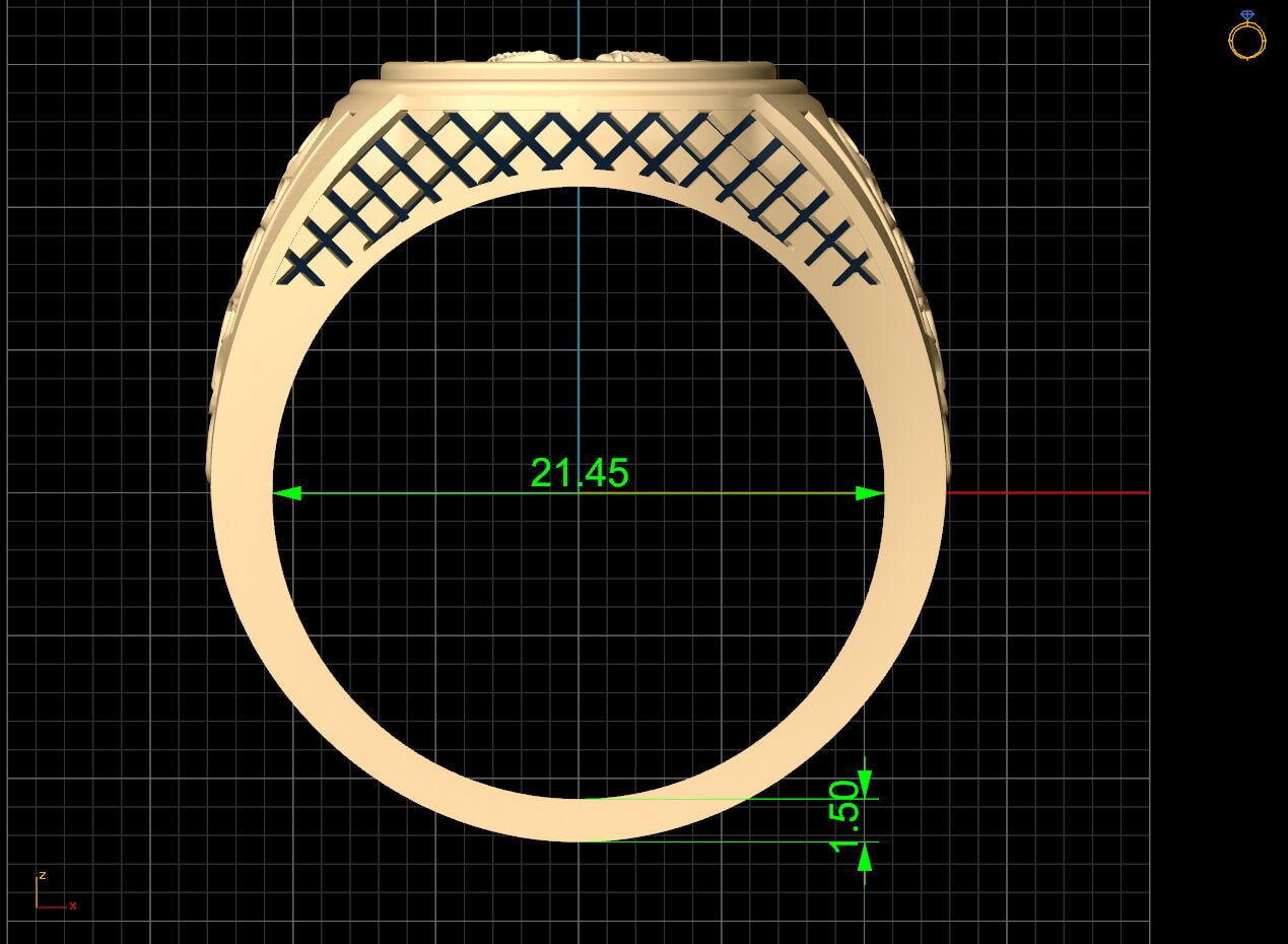 Lux Fish Ring - 3D Model by ZaraHM