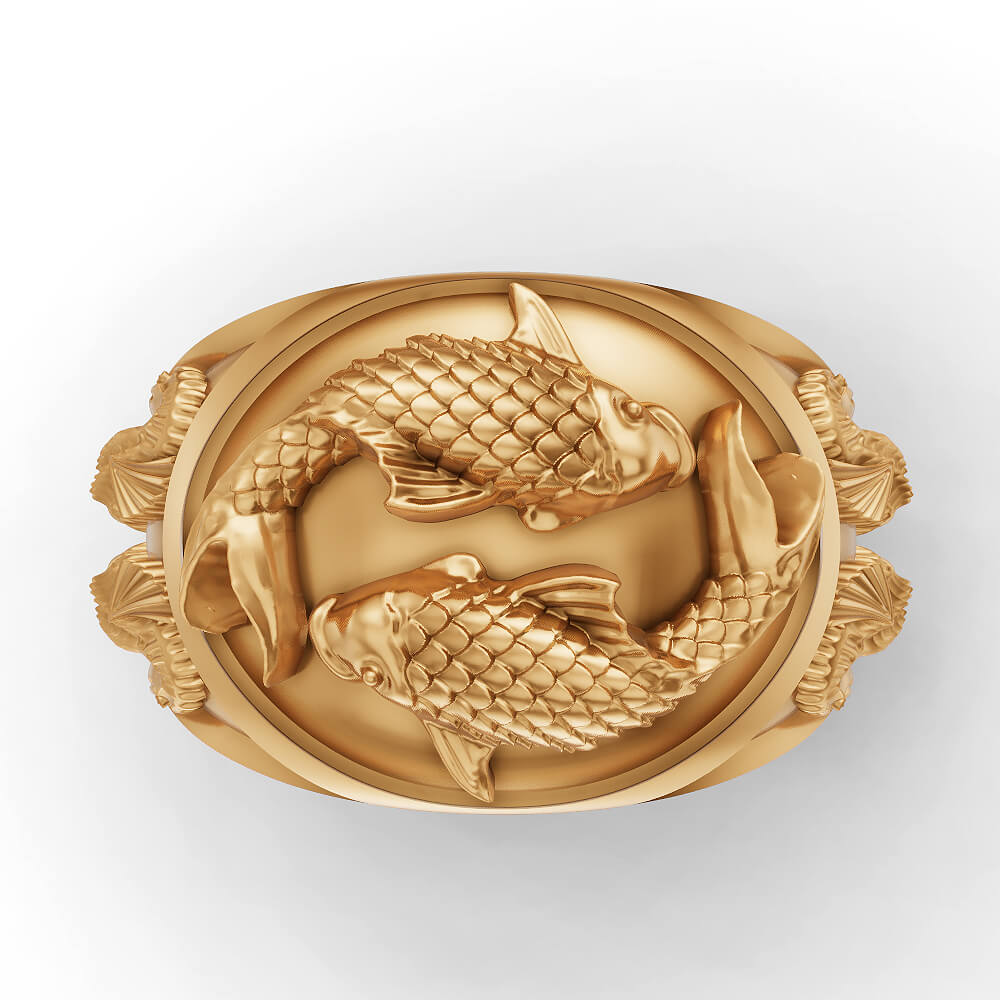 Lux Fish Ring - 3D Model by ZaraHM