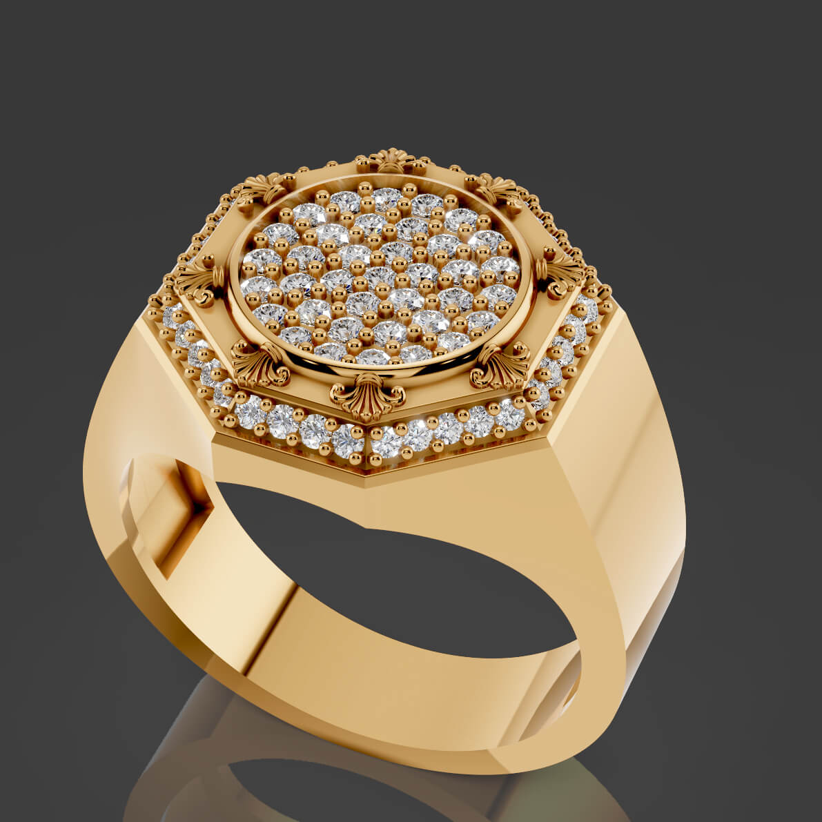 Lux Man Ring - 3D Model by ZaraHM