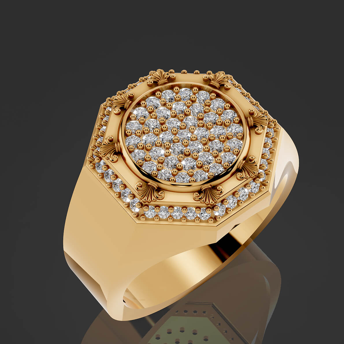Lux Man Ring - 3D Model by ZaraHM