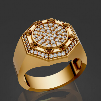 Lux Man Ring - 3D Model by ZaraHM