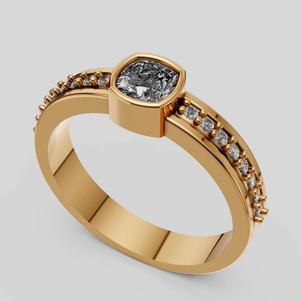 Lux Gem Ring - 3D Model by ZaraHM