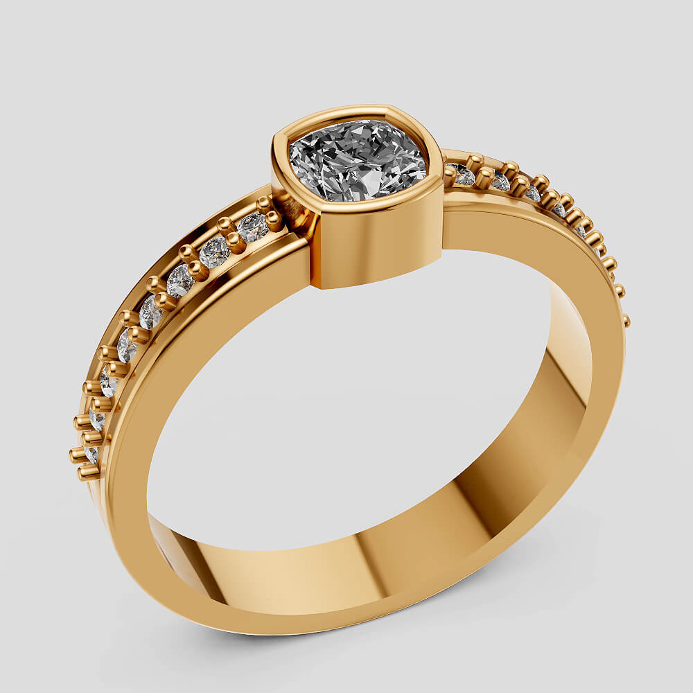 Lux Gem Ring - 3D Model by ZaraHM