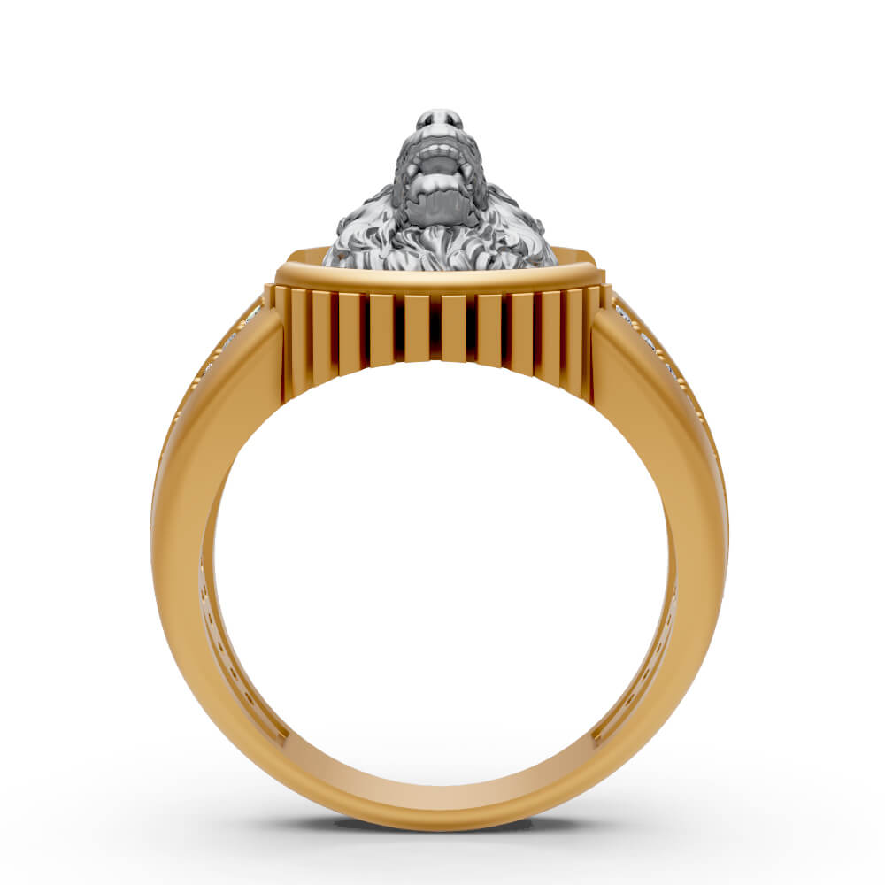 Lux Wolf Man Ring - 3D Model by ZaraHM