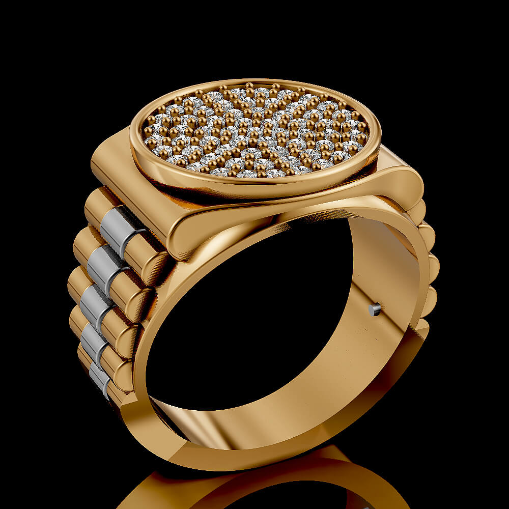 Man Lux Ring - 3D Model by ZaraHM