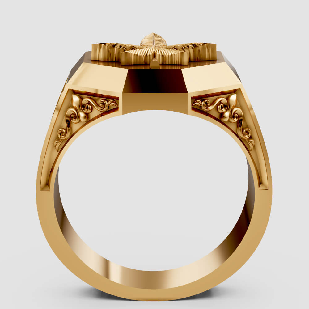 Marijuana Ring - 3D Model by ZaraHM