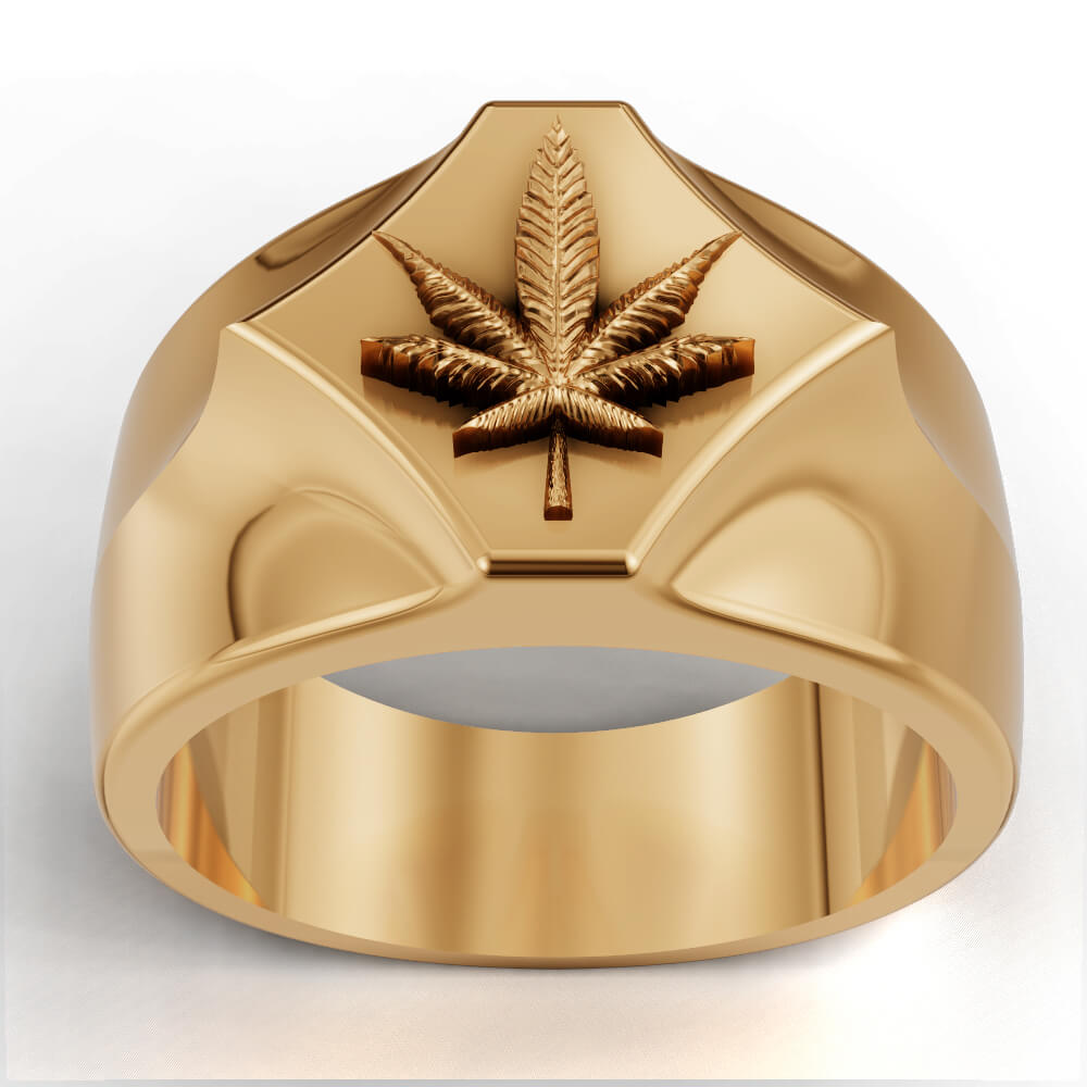 Marijuana Ring - 3D Model by ZaraHM