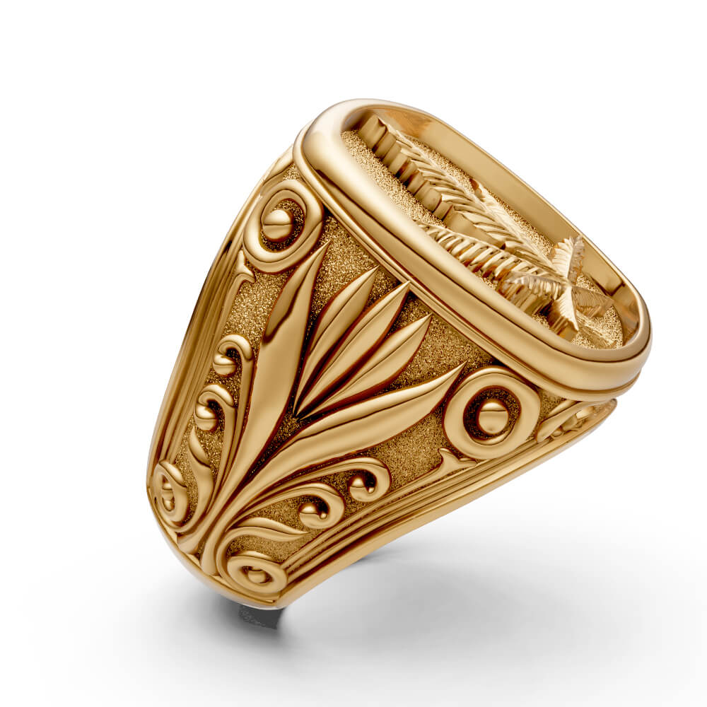 Marijuana Ring - 3D Model by ZaraHM