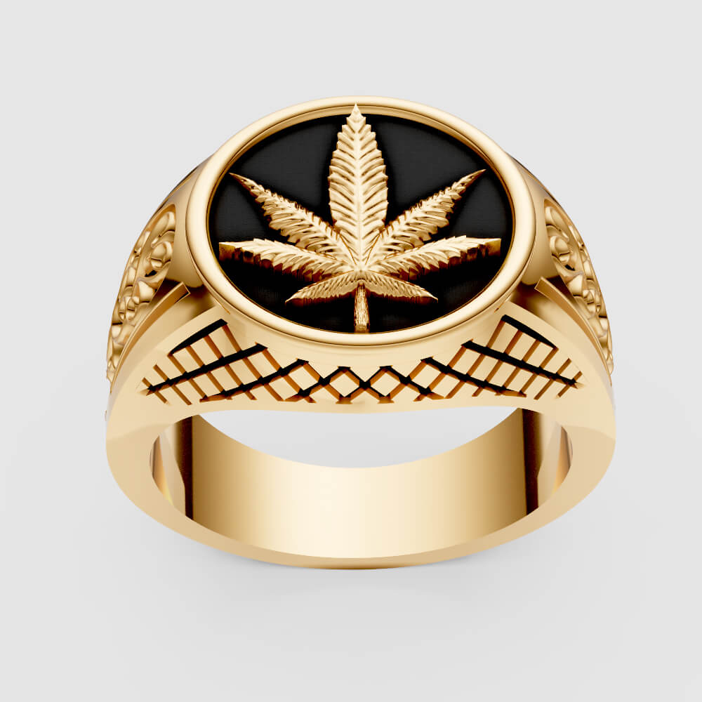 Marijuana Ring - 3D Model by ZaraHM