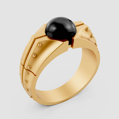 Men Lux Ring - 3D Model by ZaraHM