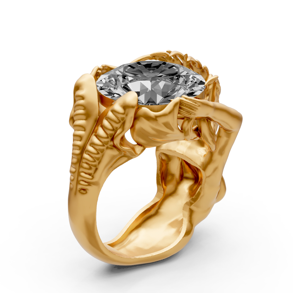 Mermaid Ring - 3D Model by ZaraHM