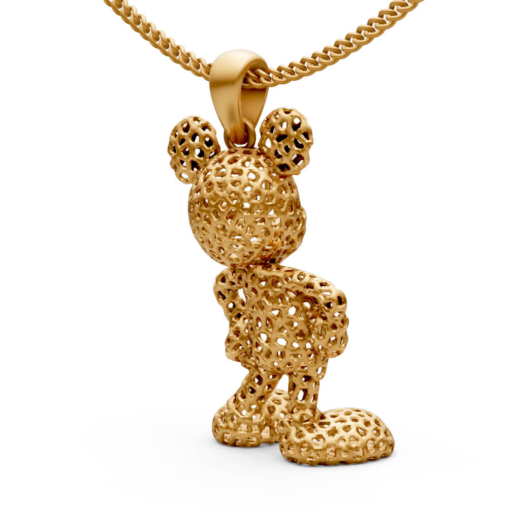 Mickey Mouse Pendant - 3D Model by ZaraHM