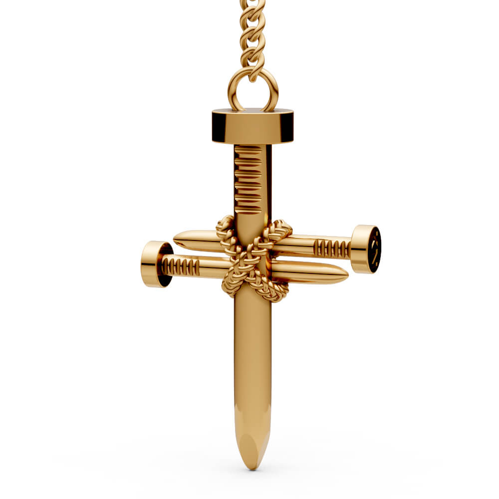 Nail Cross Key Holder - 3D Model by ZaraHM