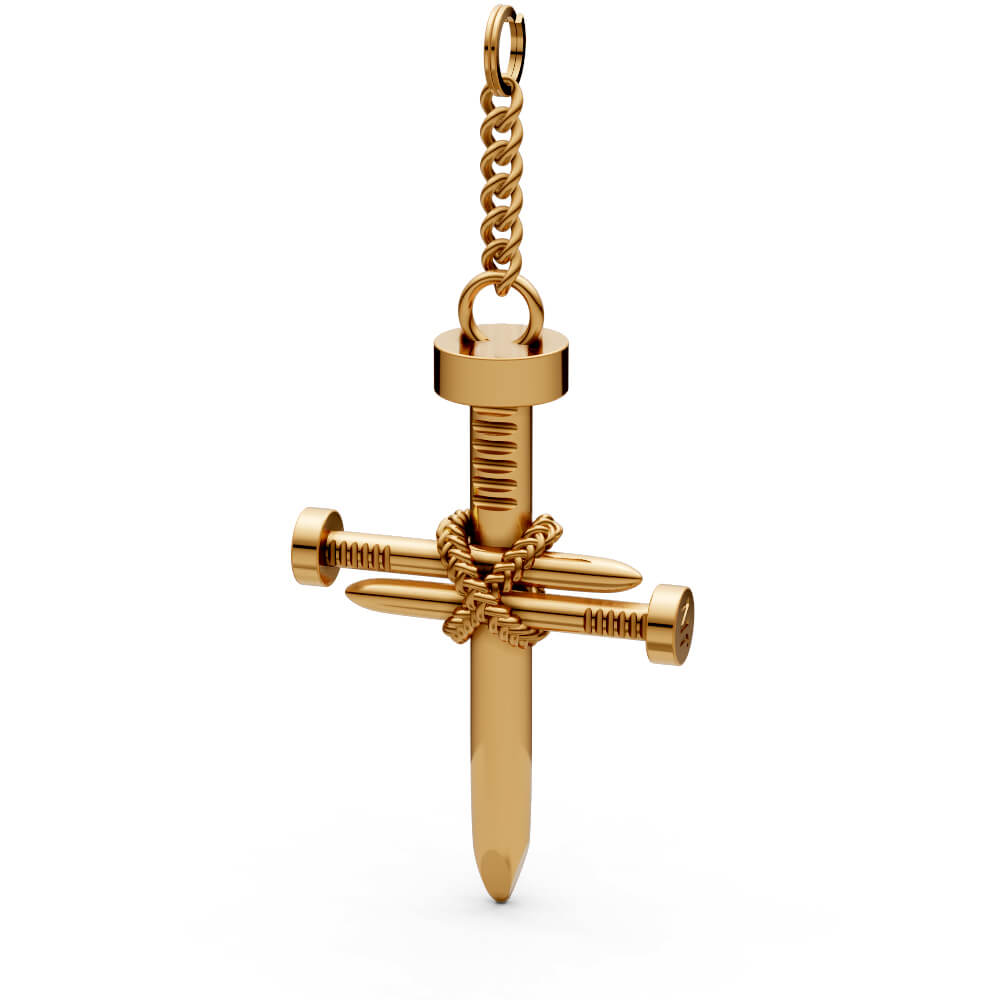 Nail Cross Key Holder - 3D Model by ZaraHM
