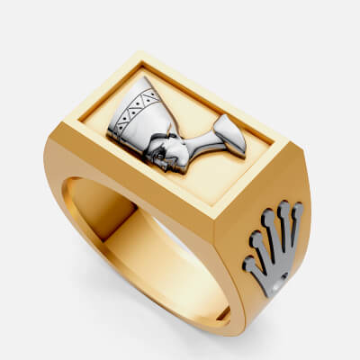 Nefertiti Ring - 3D Model by ZaraHM