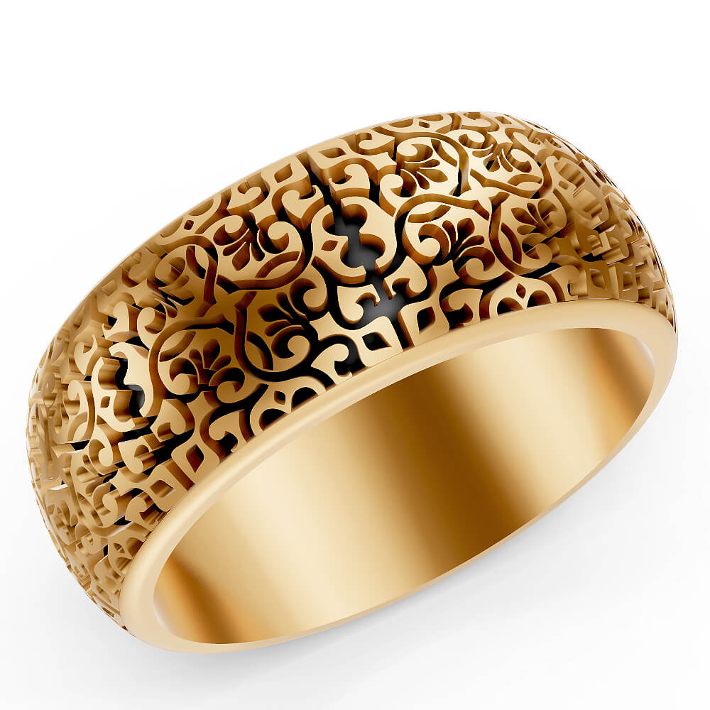 Ornamental Ring - 3D Model by ZaraHM