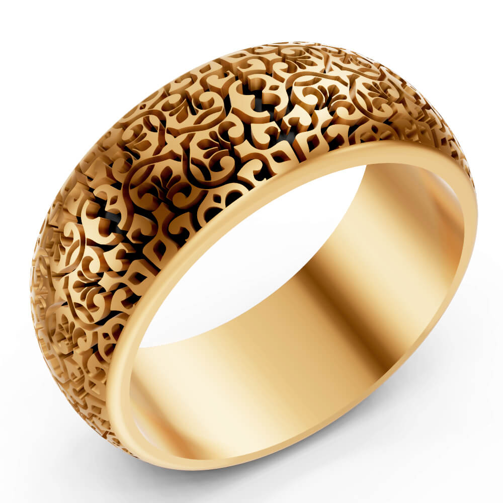 Ornamental Ring - 3D Model by ZaraHM