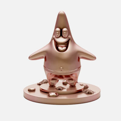 Patrick Statue - 3D Model by ZaraHM