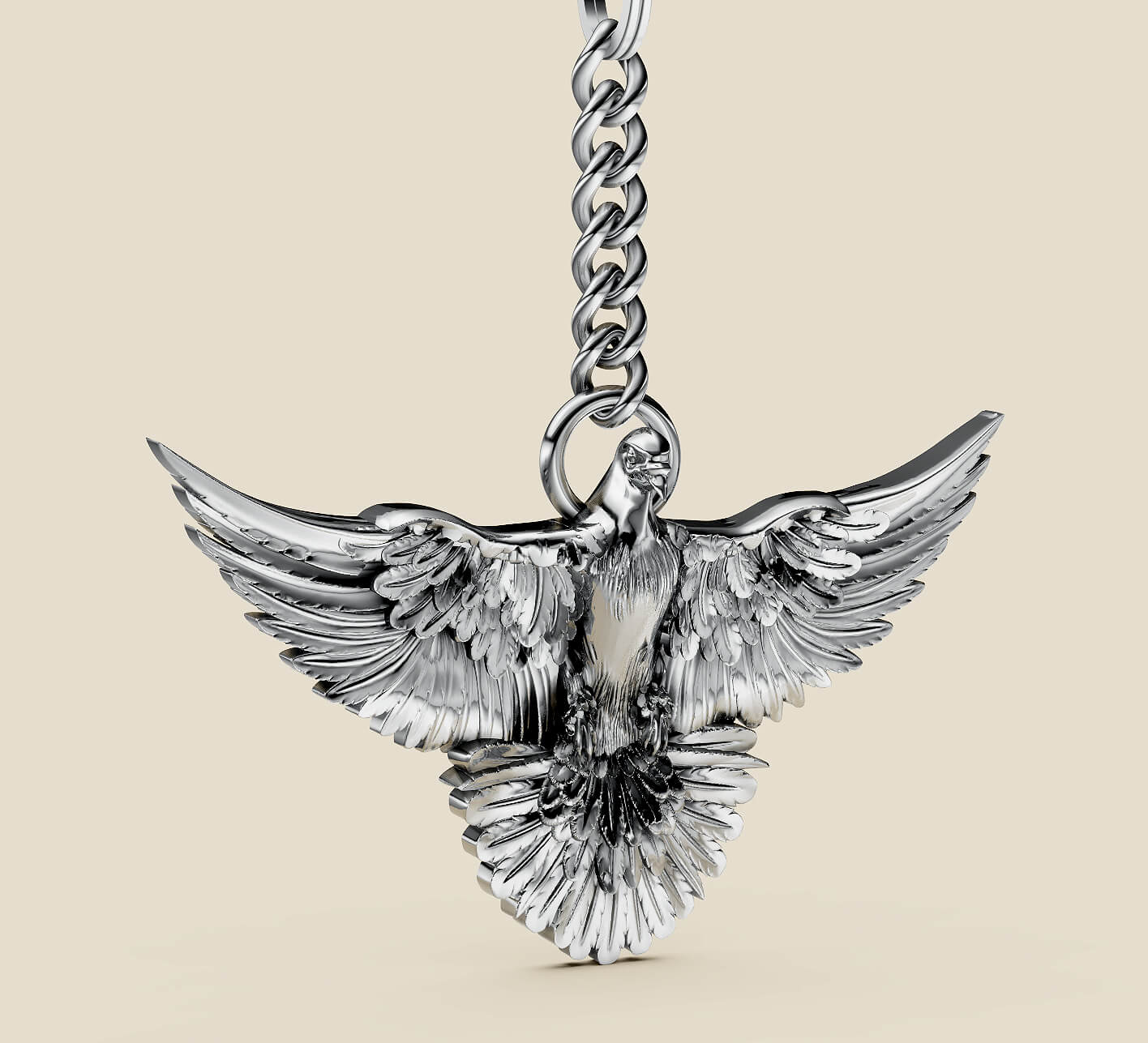 Pigeon key holder - 3D Model by ZaraHM