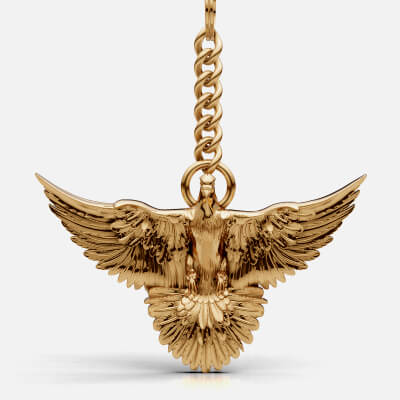 Pigeon key holder - 3D Model by ZaraHM