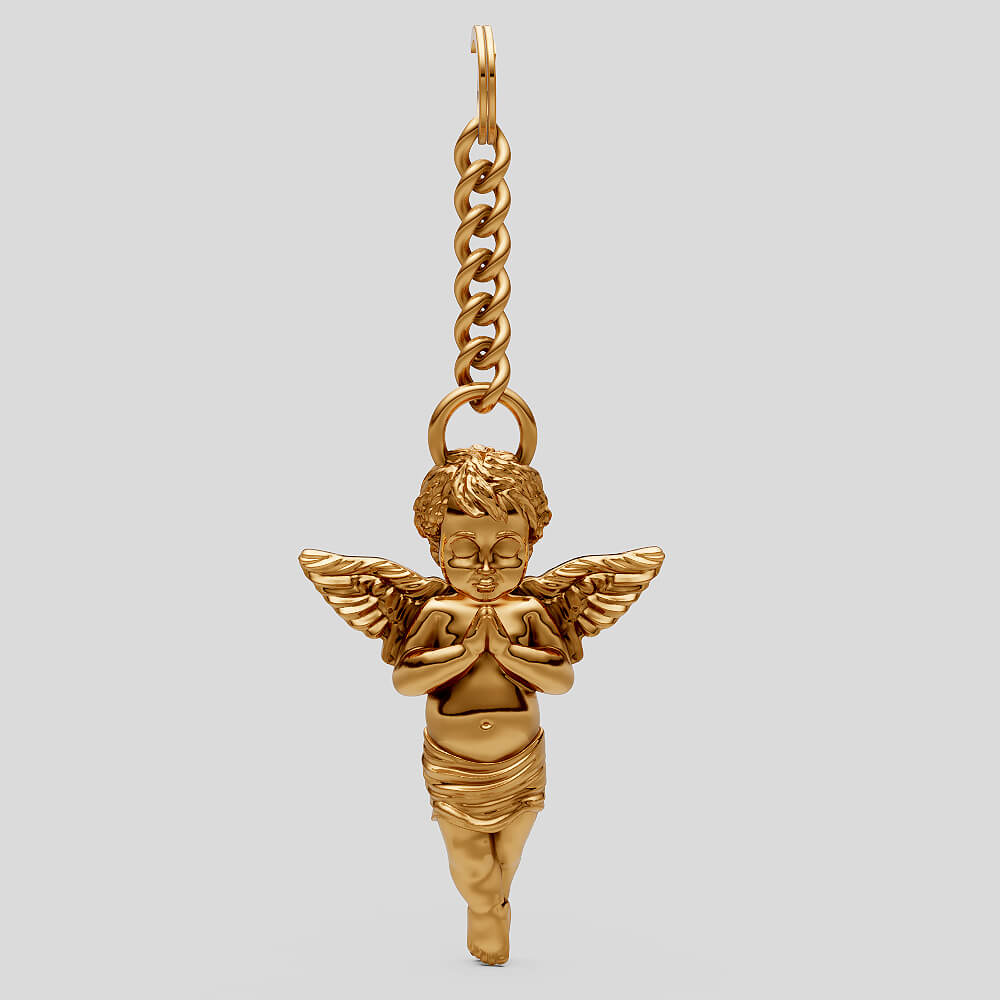 Baby Angel Key Holder - 3D Model by ZaraHM