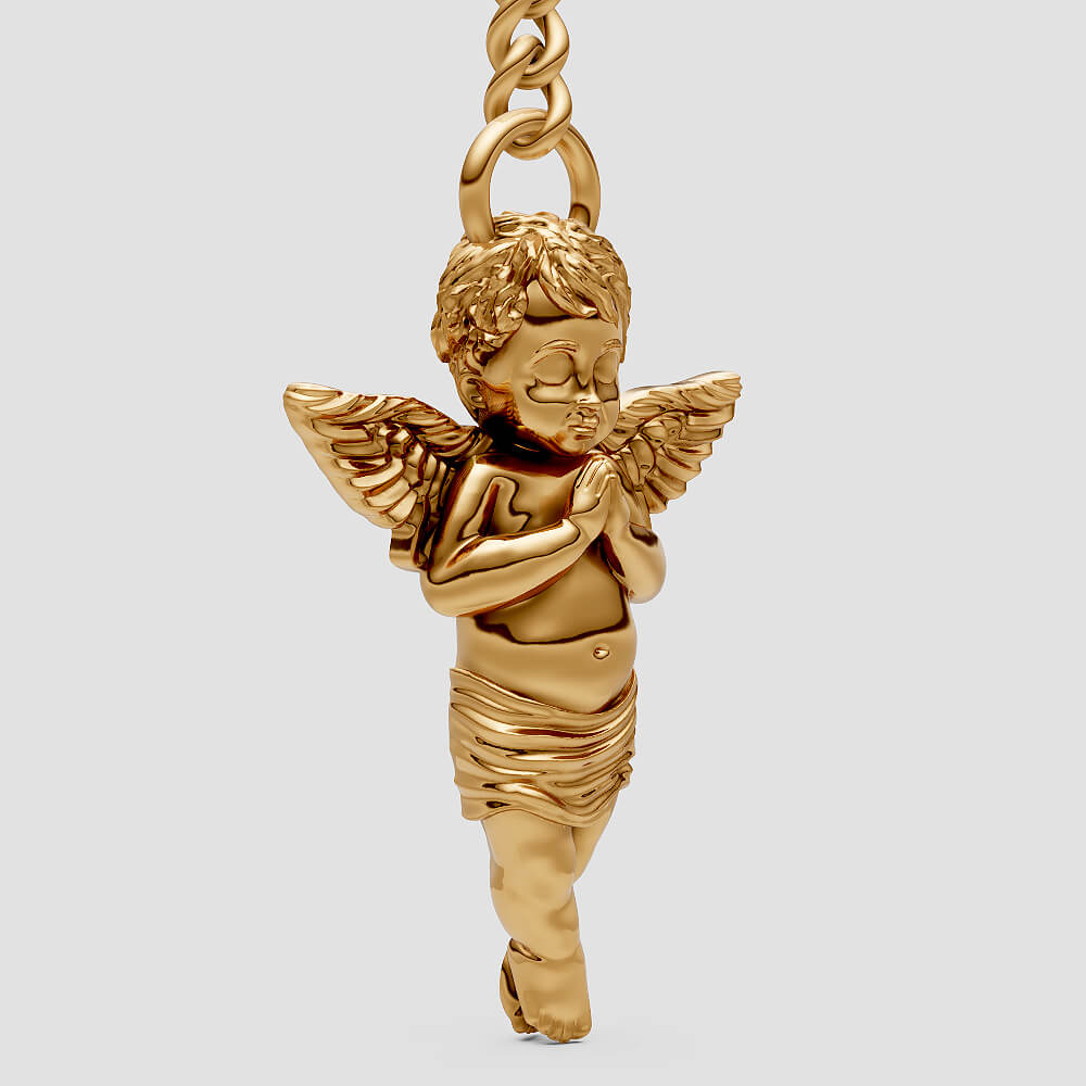 Baby Angel Key Holder - 3D Model by ZaraHM