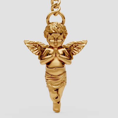 Baby Angel Key Holder - 3D Model by ZaraHM
