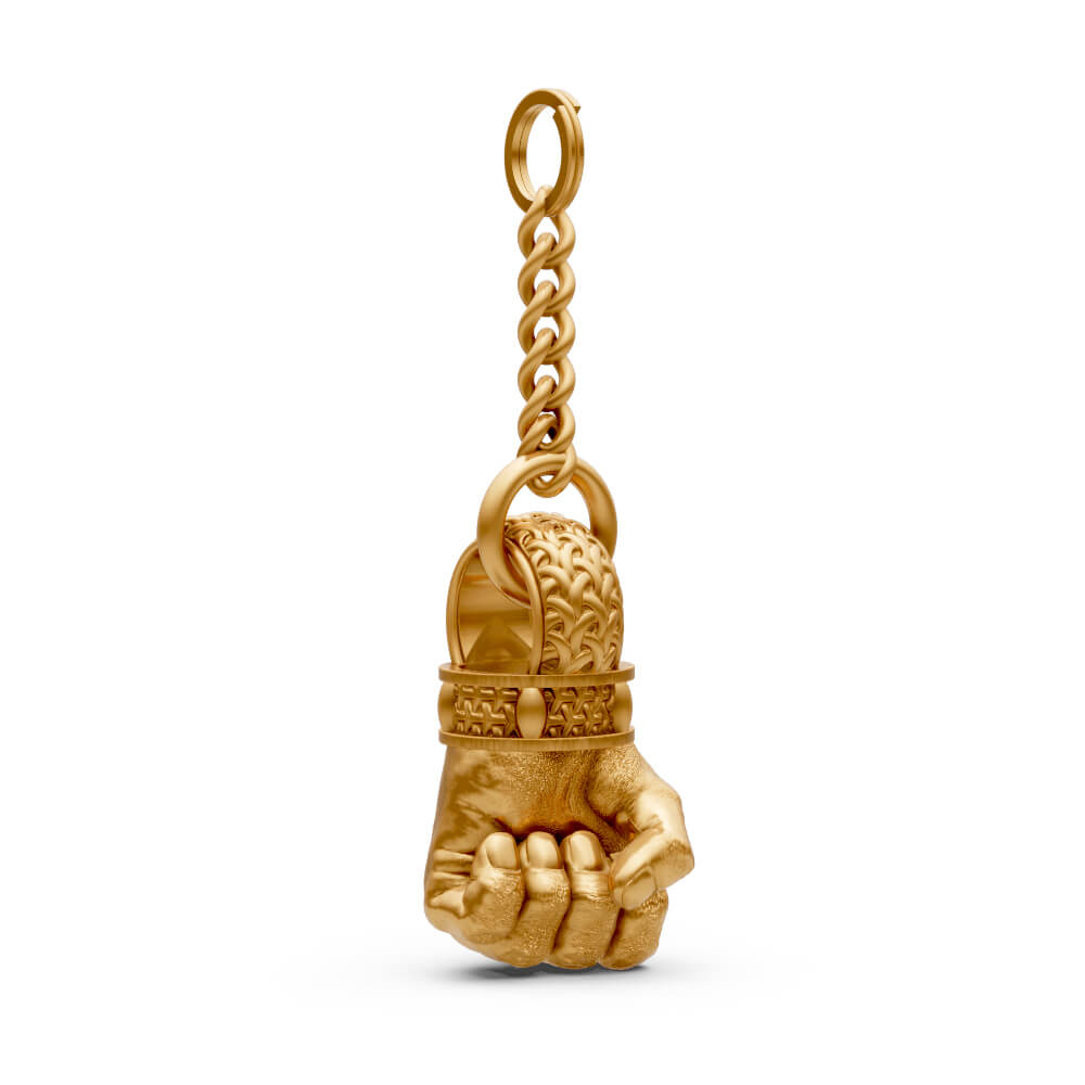 Punching Hand Fist Key Holder - 3D Model by ZaraHM