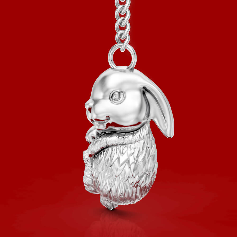 Rabbit Key Holder - 3D Model by ZaraHM