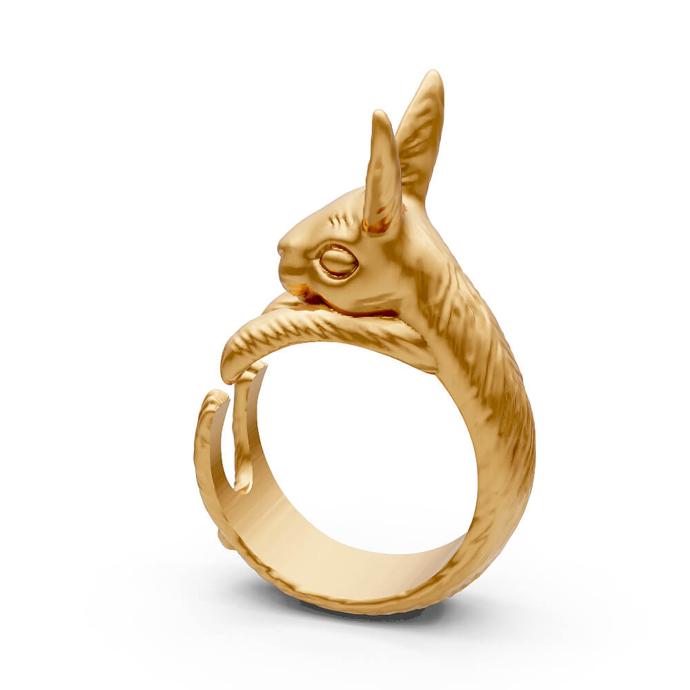 Rabbit Lux Ring - 3D Model by ZaraHM