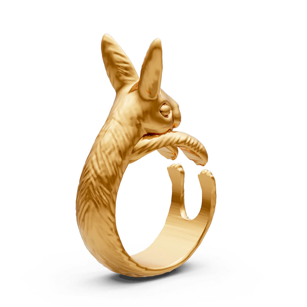Rabbit Lux Ring - 3D Model by ZaraHM