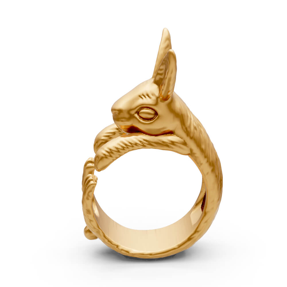 Rabbit lux Ring - 3D Model by ZaraHM
