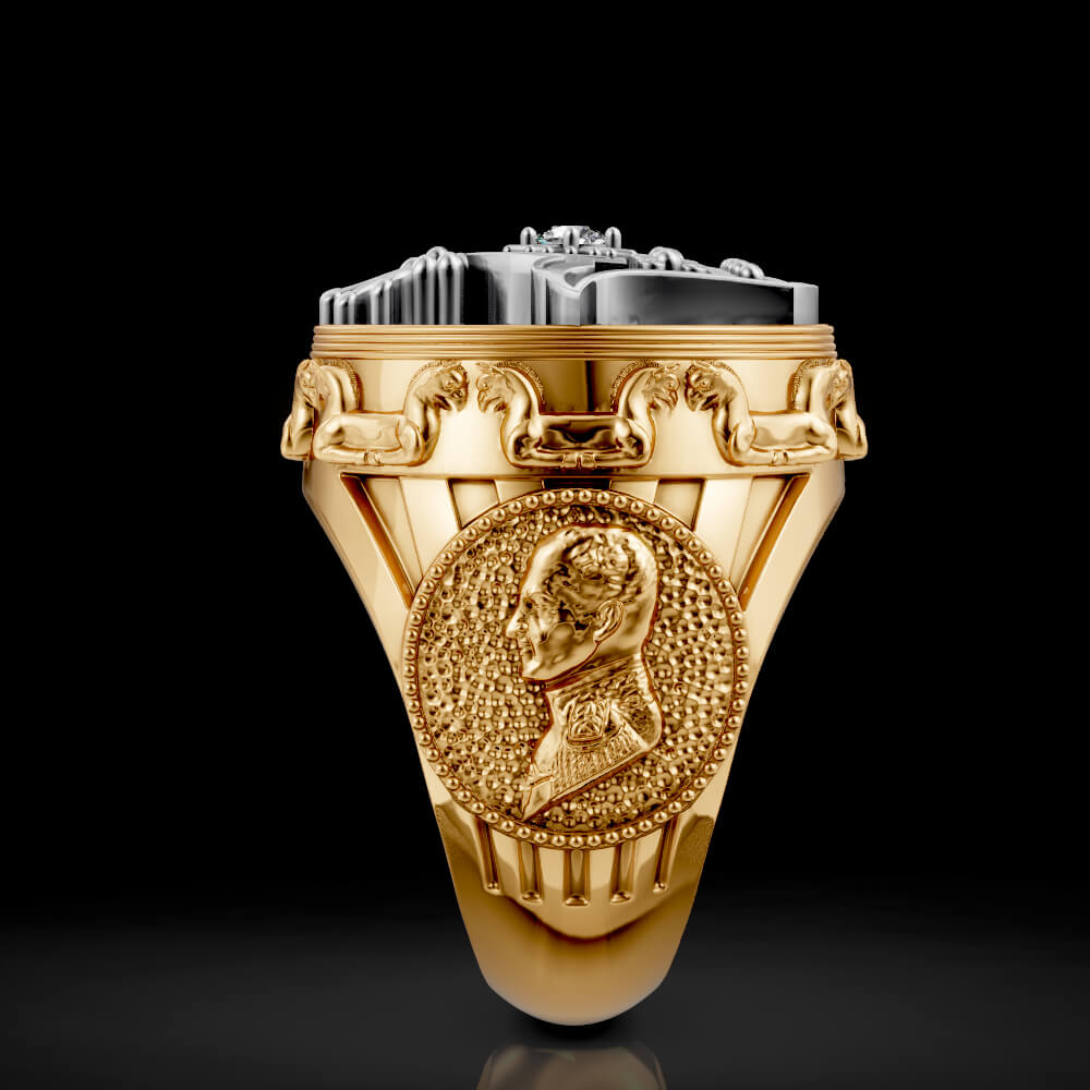 Royal Crown Ring - 3D Model by ZaraHM